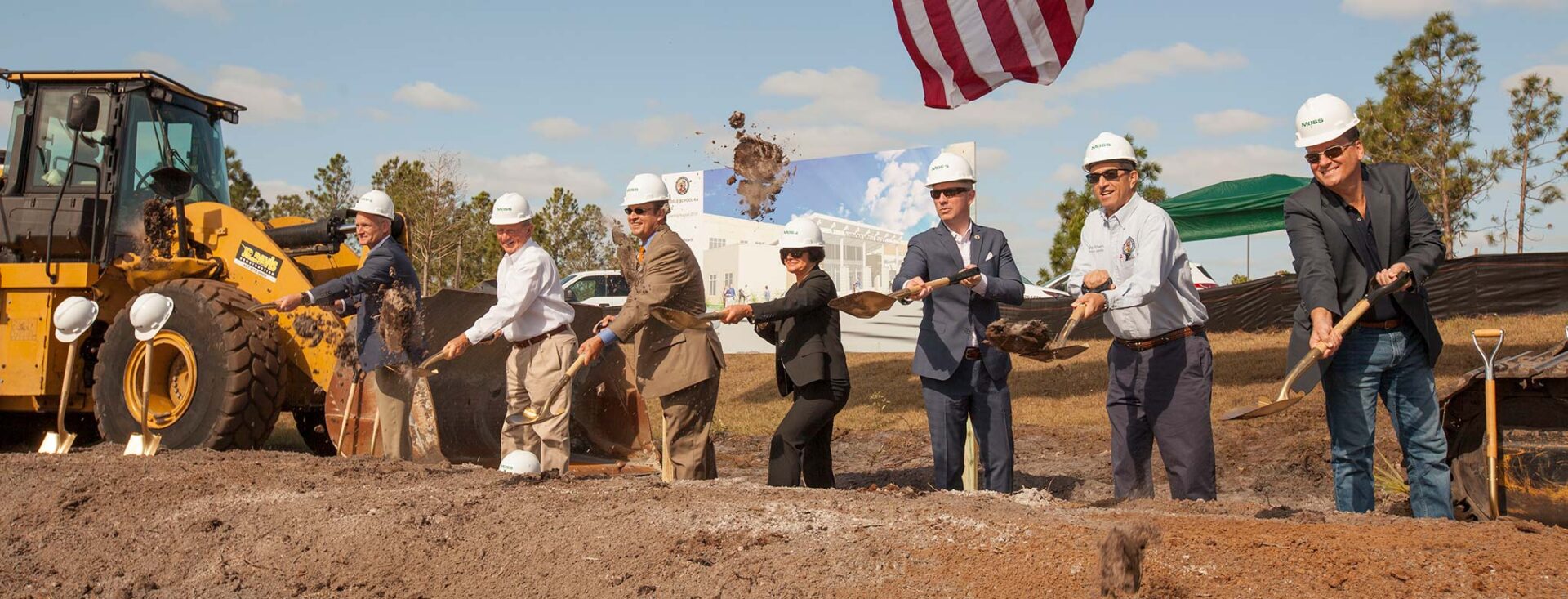 Moss Breaks Ground on New Harmony Middle School Moss Breaks Ground on New Harmony Middle School
