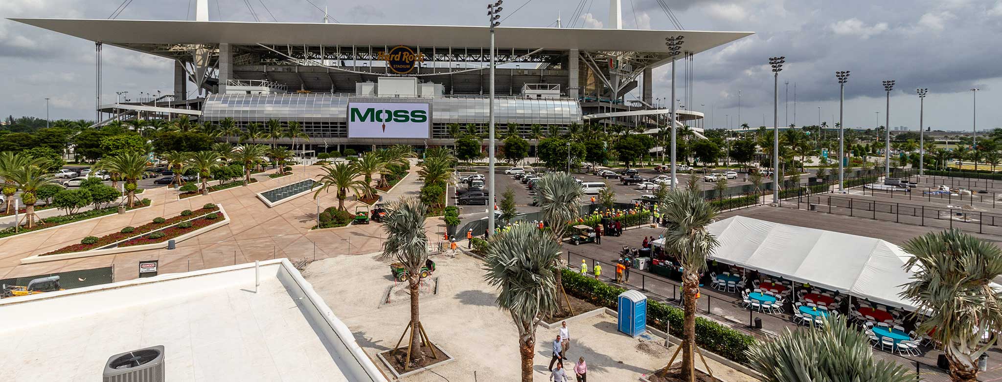 Moss Completes Miami Open Construction